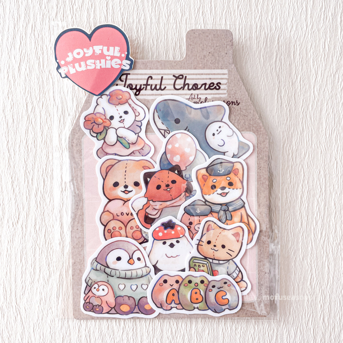 Joyful Plushies Sticker Set – mofuseasons